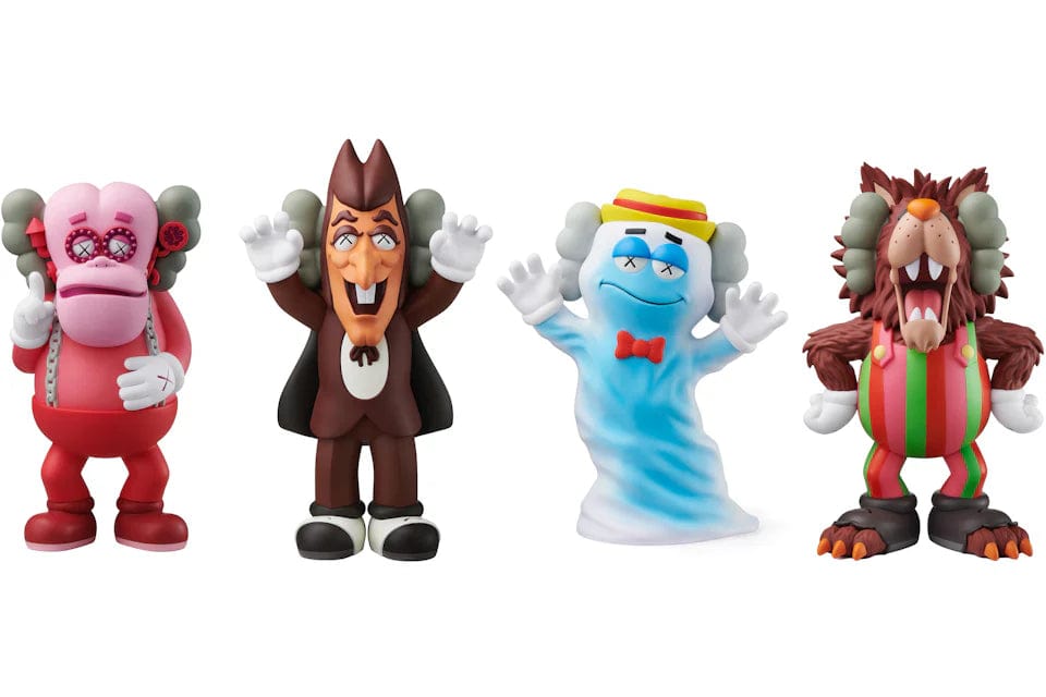 KAWS Cereal Monsters Franken Berry Count Chocula Boo Berry Frute Brute ...
