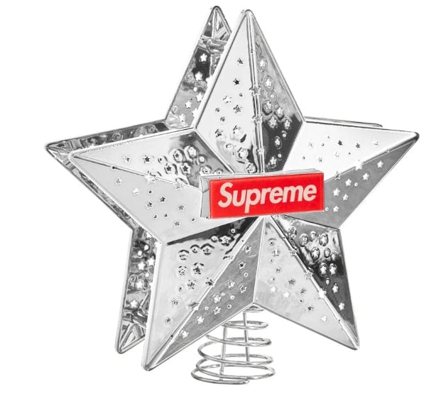 Supreme Christmas Tree Topper - Silver – YankeeKicks Online