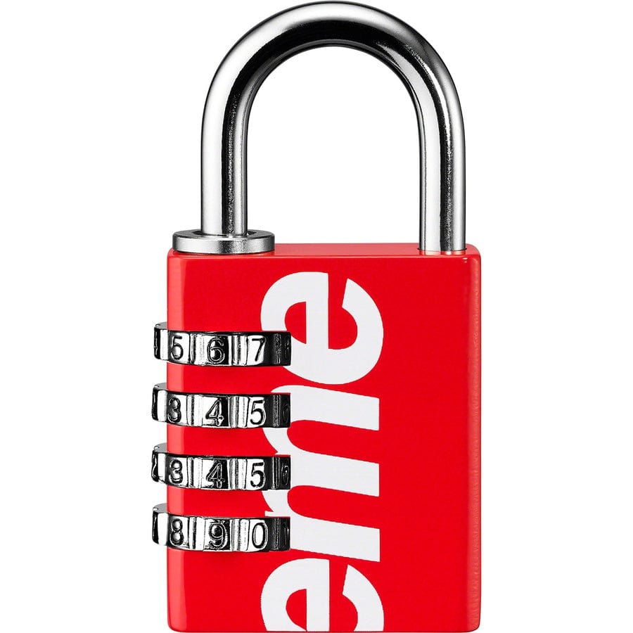Supreme Masterlock Numeric Lock Red – YankeeKicks Online