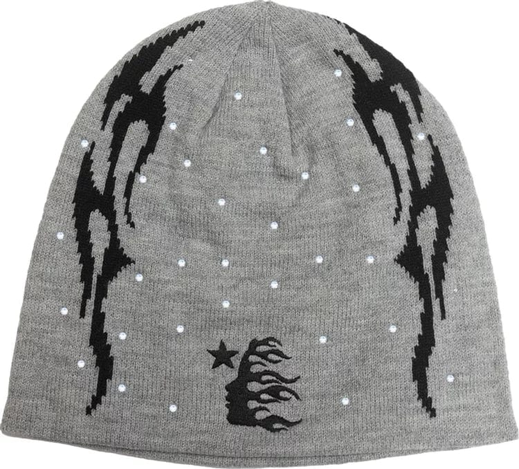 Hellstar Flame Beanie Grey – YankeeKicks Online
