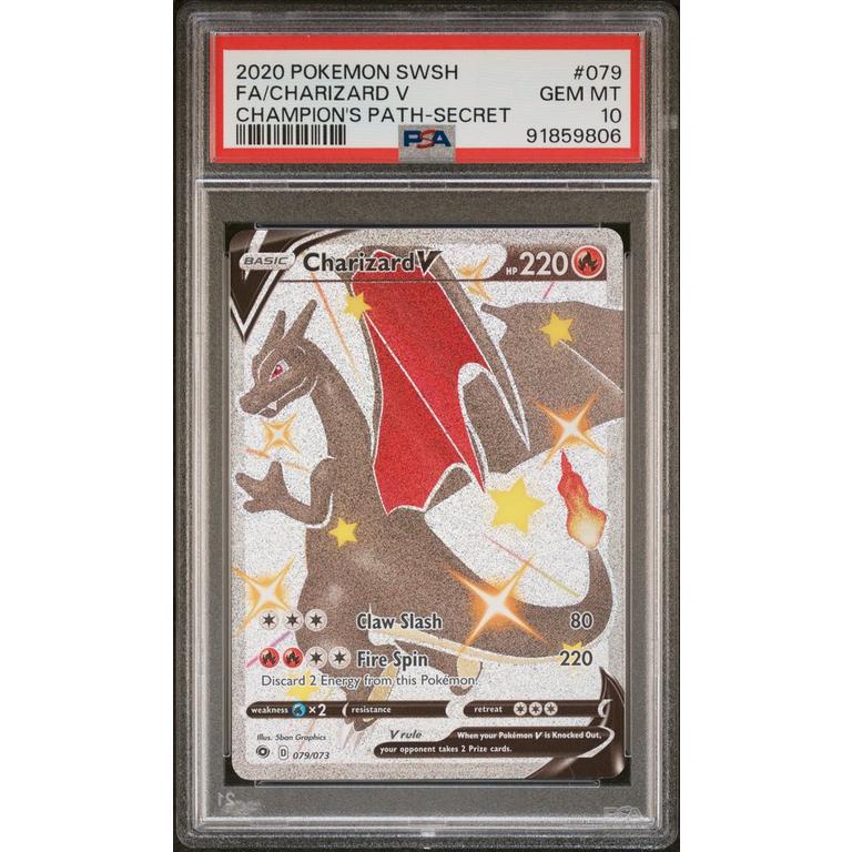 2020 POKEMON SWSH FA/CHARIZARD V CHAMPION'S PATH-SECRET – YankeeKicks ...