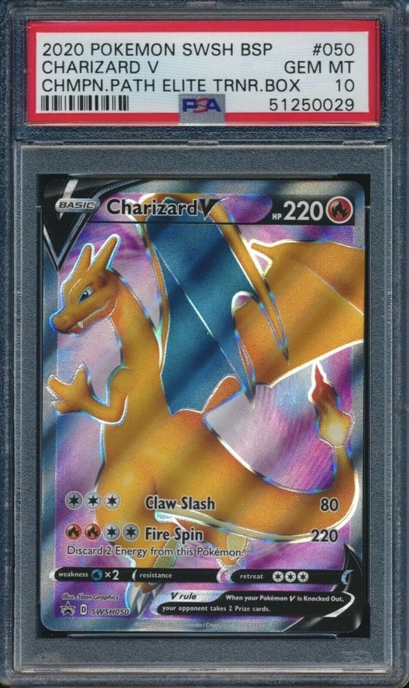 2020 POKEMON SWSH BSP CHARIZARD V CHMPN. PATH ELITE TRNR.BOX ...