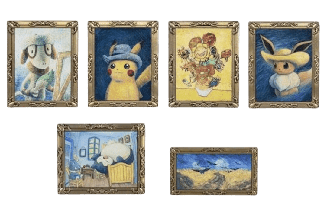 Pokemon Center x Van Gogh Museum: Pokemon Inspired by Paintings 6 Pack ...