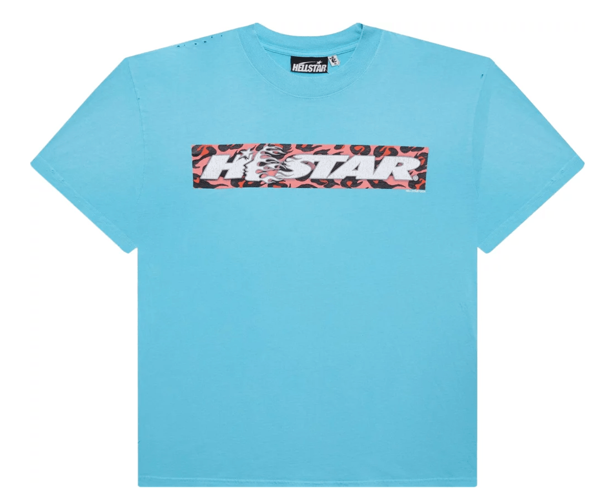 Hellstar Box Logo T-Shirt 'Blue' – YankeeKicks Online