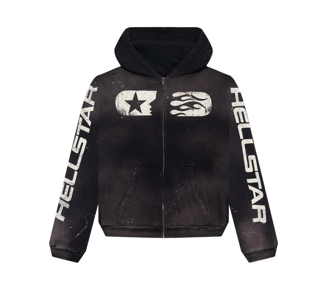 Hellstar Studios Zip Hoodie 'Black' – YankeeKicks Online