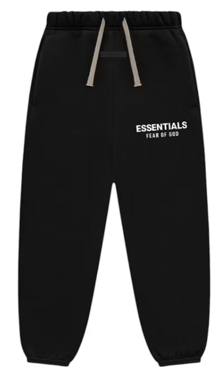 Fear of God Essentials Fleece Essential Sweatpant (FW24) Black ...