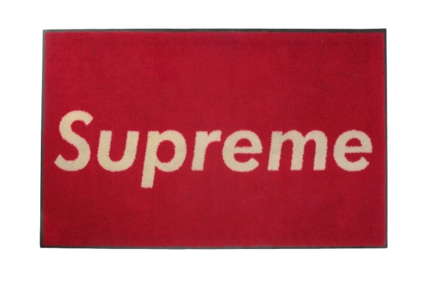 Supreme Unreleased Store Rug Red – YankeeKicks Online