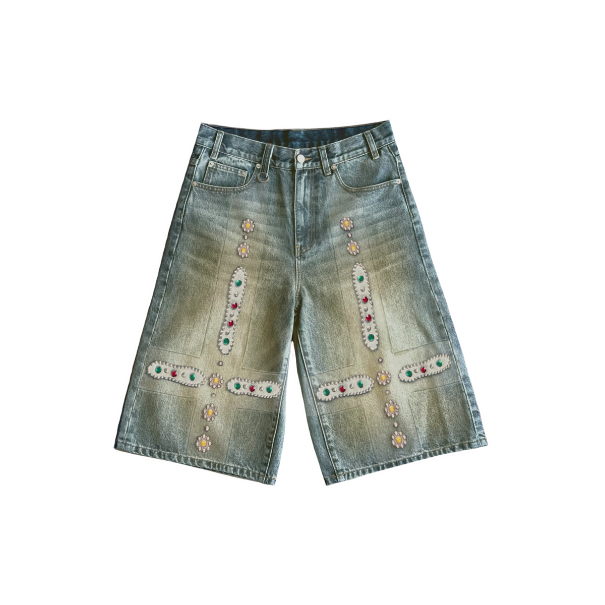 Blue Sapphire Jorts – YankeeKicks Online