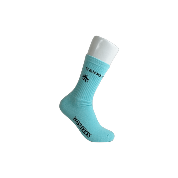 YankeeKicks Yk Turquoise Printed Socks – YankeeKicks Online