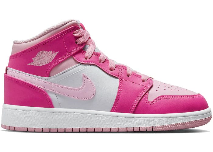 Jordan 1 Mid Fierce Pink (GS) – YankeeKicks Online